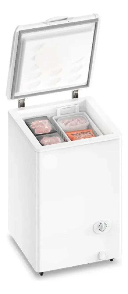 Freezer Horizontal Blanco 117 Litros – 220V Bajo Consumo y Alta Eficie
